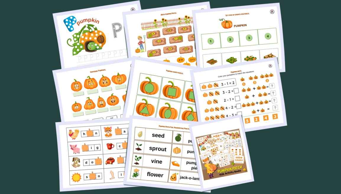 Pumpkin Patch Kids Activity Book