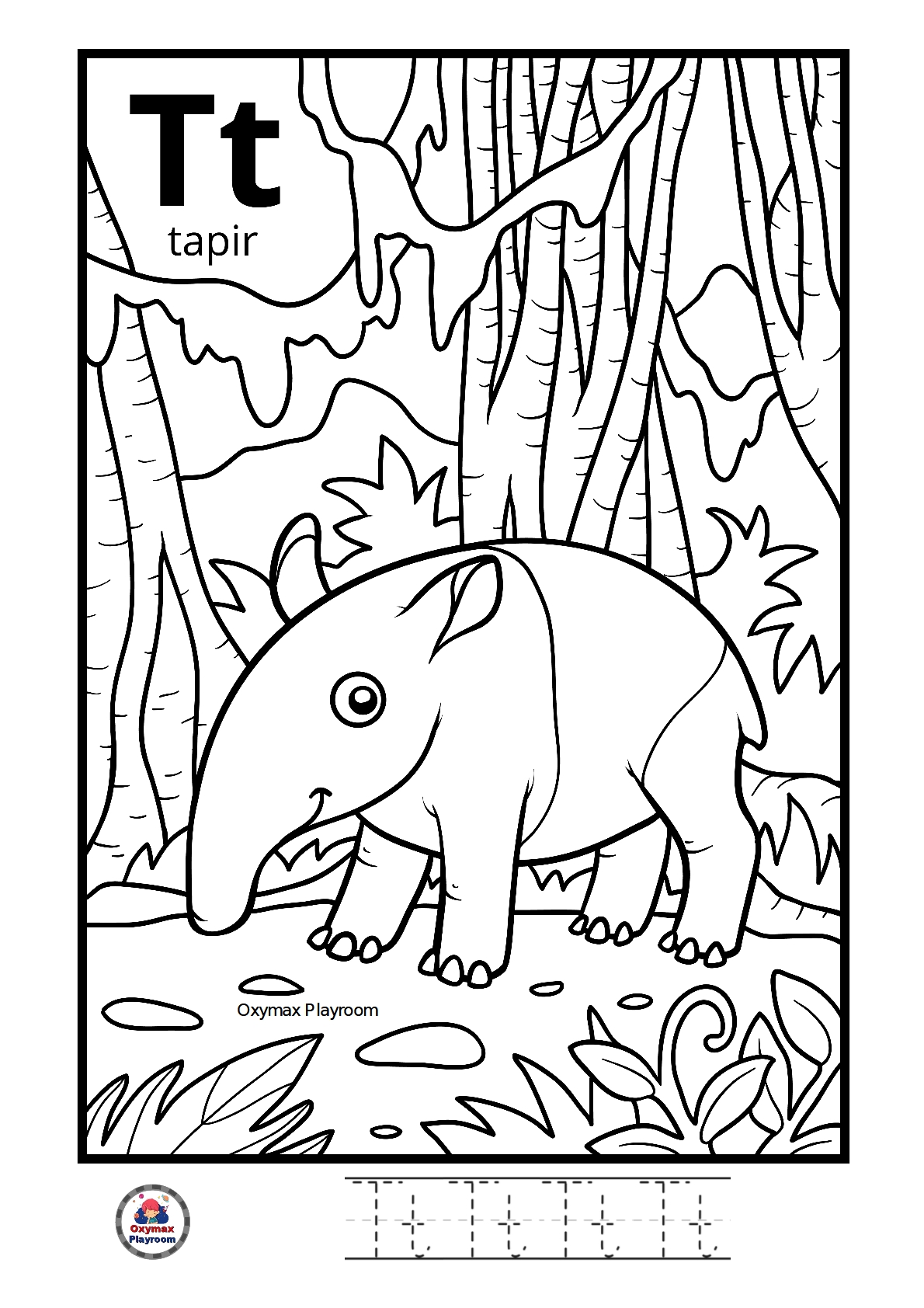 Alphabet Coloring Pages For Kids